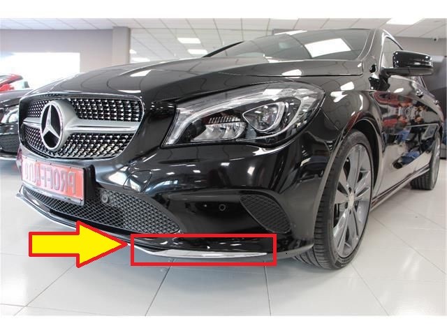 OEM MERCEDES BENZ CLA C117 Front Bumper Left Lower Lip A1178855000 ...