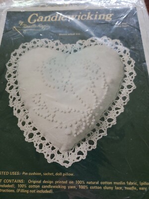 Vintage Candlewick Kit TULIP HEART Sealed New | eBay