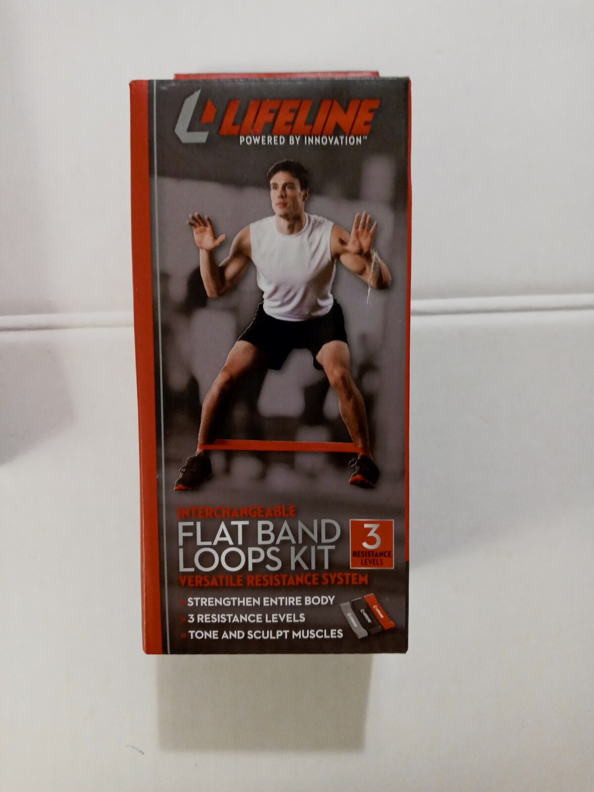 Lifeline Flat Resistence Exercise Band- & Loops Kit. | eBay