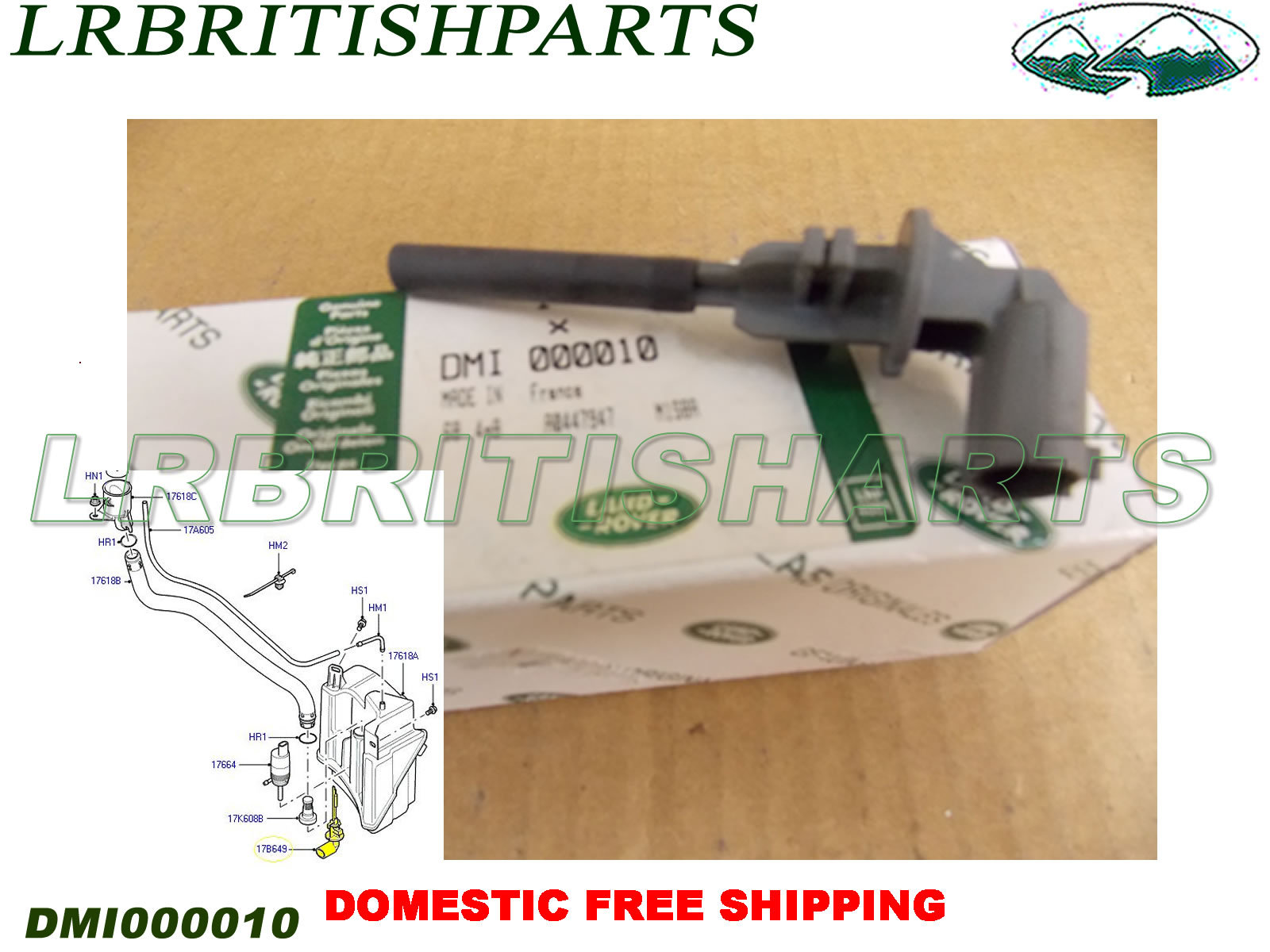 LAND ROVER SENSOR WINDSCREEN WASHER RANGE ROVER 2003 TO 2012 NEW ...