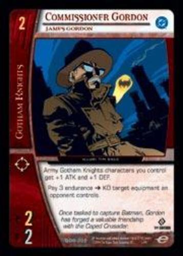VS System: Commissioner Gordon, James Gordon [Played] DC Origins TCG ...