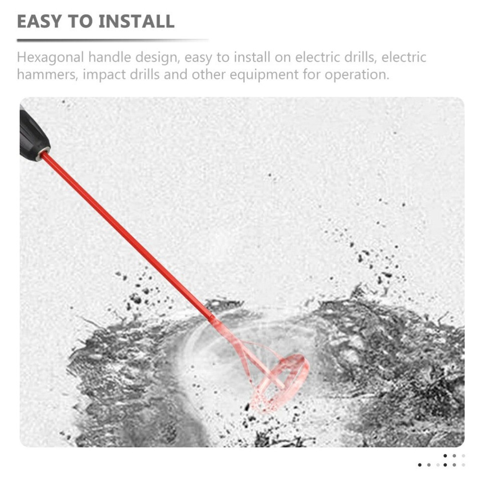 Mixing Rod Head Cement Mixers Concrete Electric Drill Stirring Rods ...