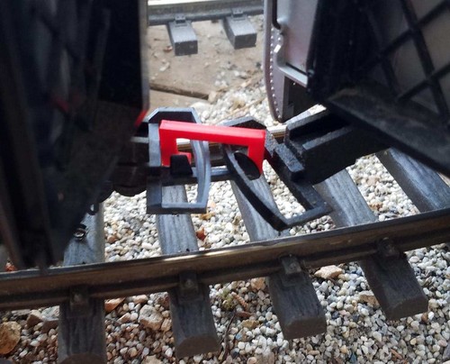 G Guage / G Scale Train Hook and Loop Couplers, 10 pack (black) for LGB ...