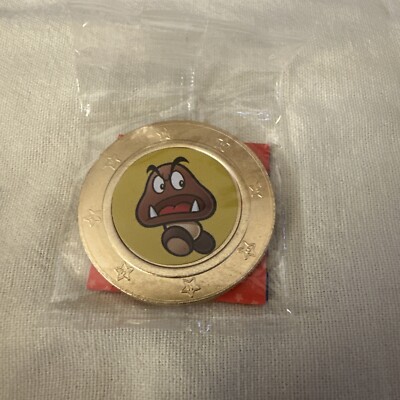 Super Mario Brothers Wonderball Goomba Coin. Nee In Wrapper. | eBay