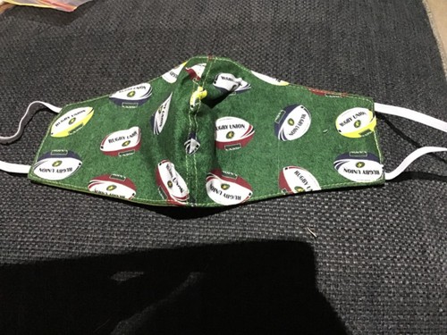 Face masks- Rugby Union balls | eBay