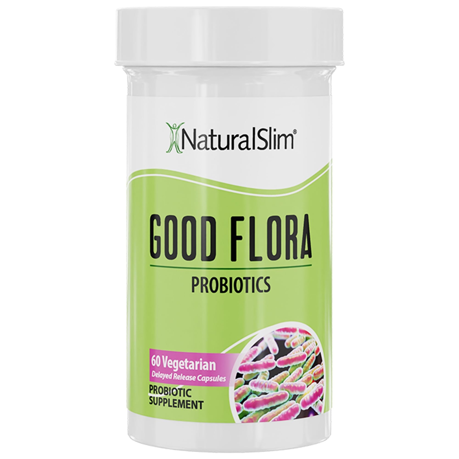 NaturalSlim GOOD FLORA Probiotic Supplement - 7 Powerful Probiotic ...