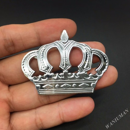 2x Metal Crown Luxury VIP Emblem Car Badge Decal Stickers | eBay
