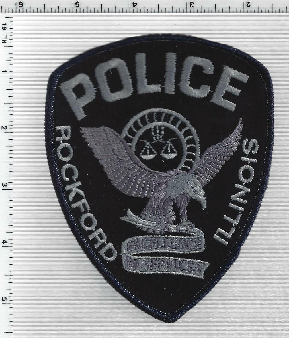 Rockford Police (Illinois) 1st Issue Subdued Shoulder Patch | eBay