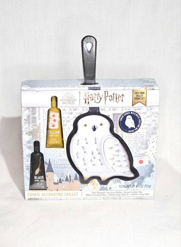 Harry Potter Hedwig Owl Shaped Cast Iron Cookie Skillet Sealed BRAND ...