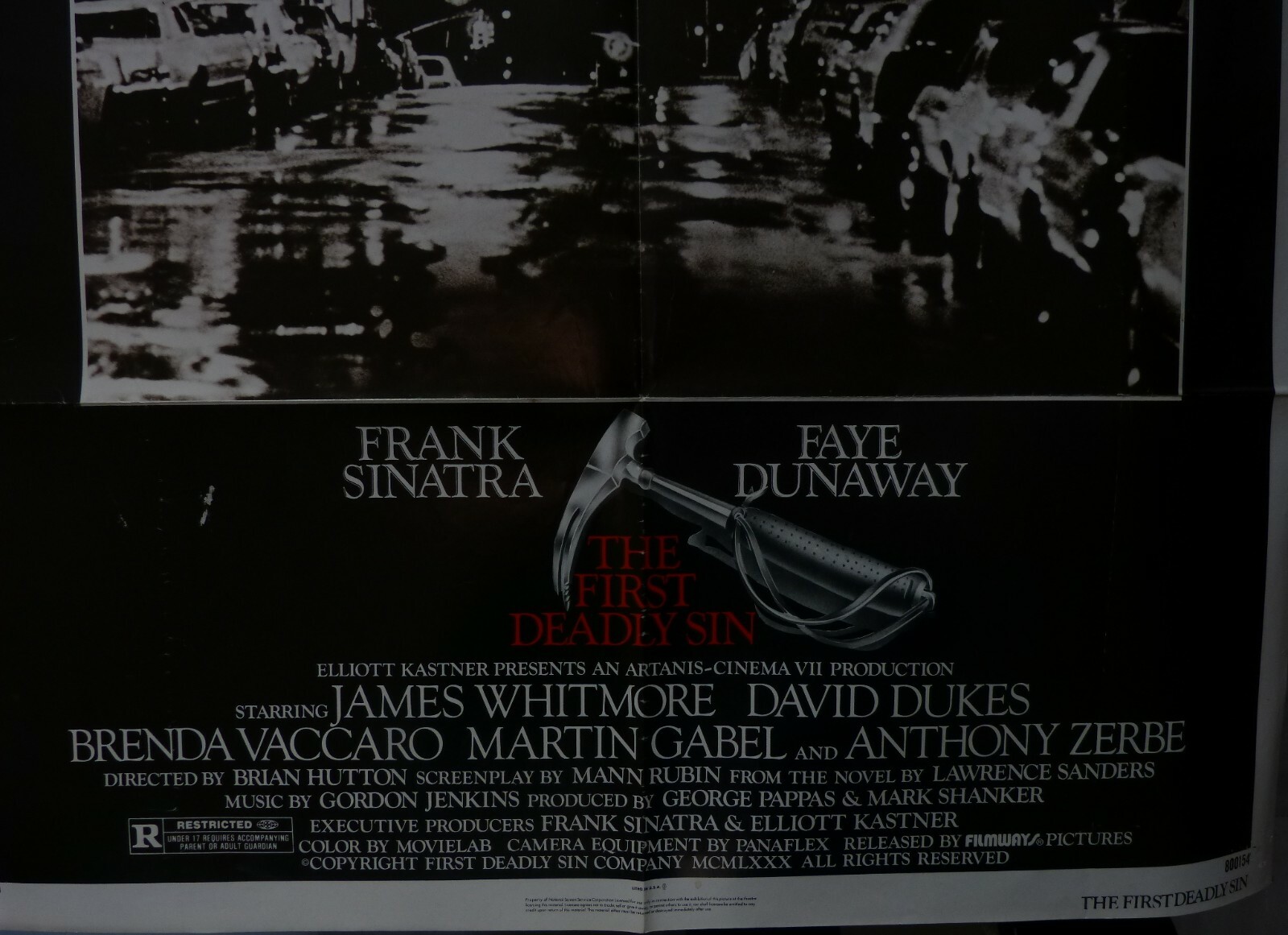 The First Deadly Sin movie poster,year 1980 Original,1 Sheet,Frank ...