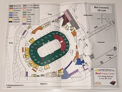 Xcel Energy Center Interactive Seating Chart Seating Charts | XL