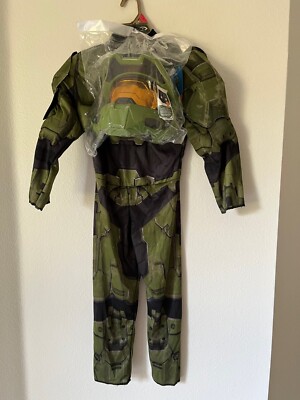 NWT Disguise Halo Classic Master Chief Infinite Muscle Boy's Costume S ...
