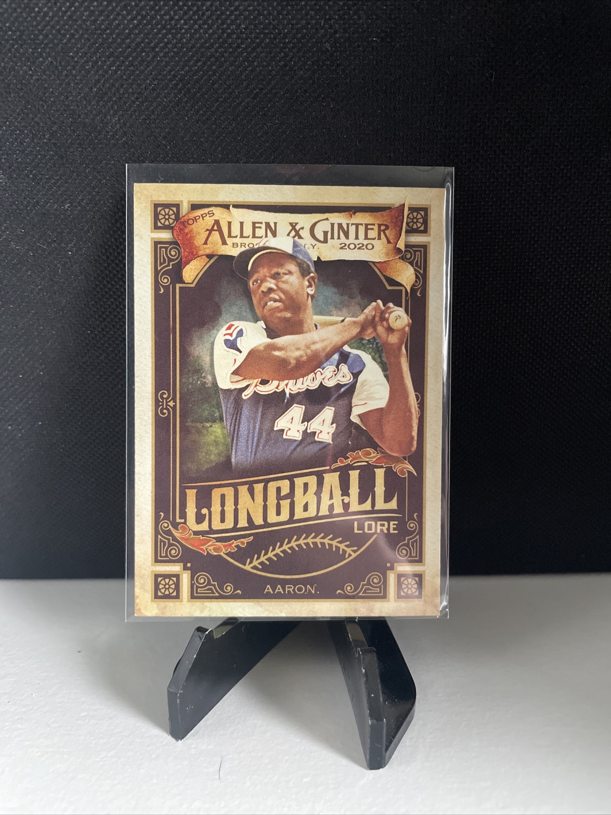 Hank Aaron 2020 Topps Allen & Ginter Longball Lore #LL-1 | eBay