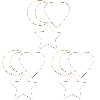 3St -DIY-Kreise Mehrzweck Fest -Ringe DIY-Hochzeitskranzrahmen | eBay.de