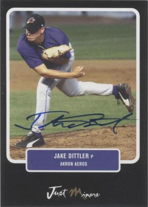 2004 Just Minors Just Prospects - Jake Dittler #24 Black Autographed ...