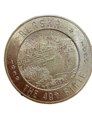 1959 UNITED STATES US Fairbanks The Golden Heart of Alaska 49th State ...