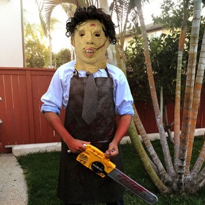 Horror Texas Chainsaw Massacre Mask Leatherface Killing Mask Cosplay ...
