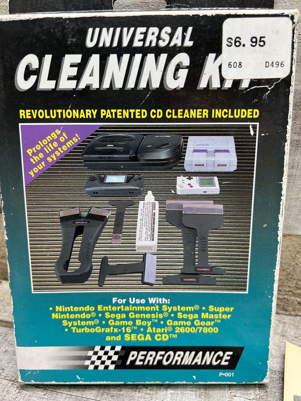 Performance Universal Video Game Cleaning Kit-Sega/Nintendo/Atari/CD's ...