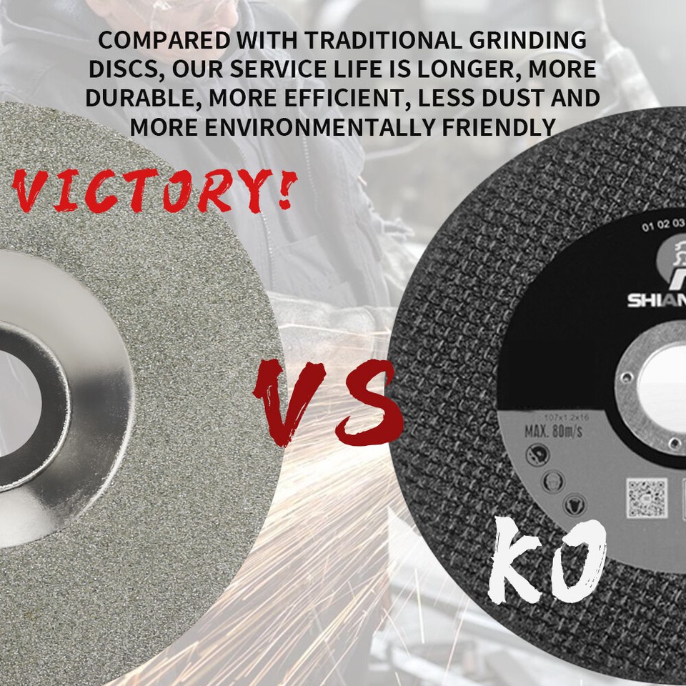 5in Diamond Brazed Grinding Wheel Polishing Disc For Angle Grinder ...