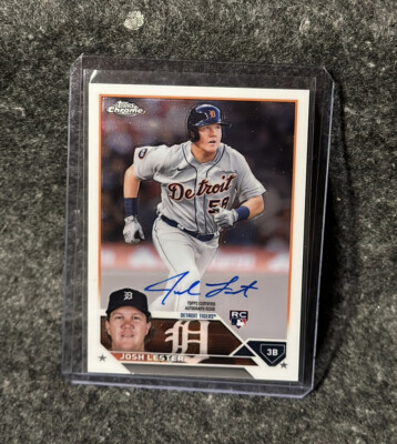 2023 Topps Chrome Josh Lester Rookie Autograph Auto Detroit Tigers #RA ...