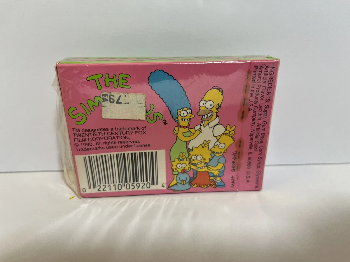 Bubble Gum Sticks In A Box