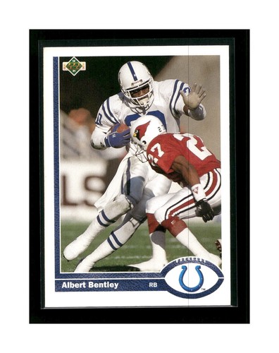 1991 Upper Deck Albert Bentley #157 Indianapolis Colts FOOTBALL | eBay