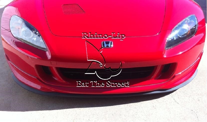 Honda Racing S2K S2000 Universal Front Rubber Chin Lip Spoiler Splitter ...
