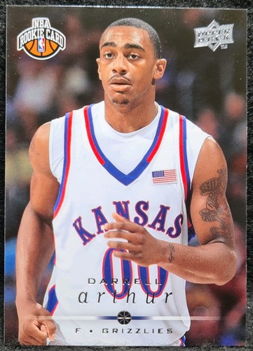 2008-09 UPPER DECK DARRELL ARTHUR MEMPHIS GRIZZLIES NBA ROOKIE TRADING ...