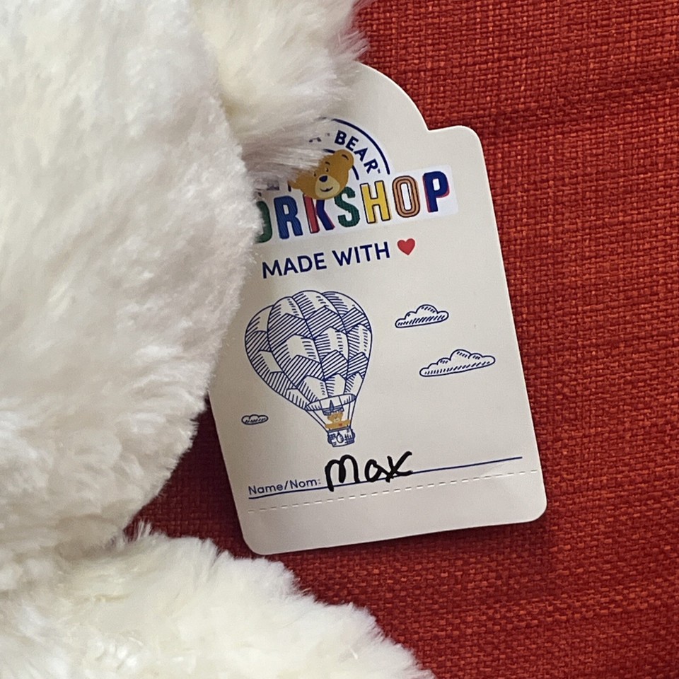 BUILD A BEAR BAB WORKSHOP LIL PUDDING CUB CREAM BEIGE PLUSH BEAR 15 ...