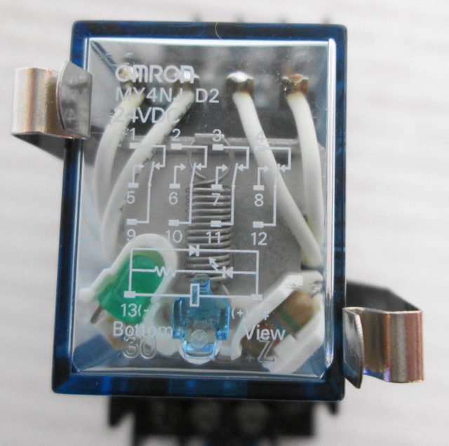 Omron MY4NJ-D2 24VDC 150VAC 3A Relay with SY4S-05DN 250V 6A Socket for ...