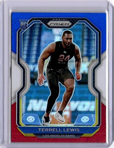 2020 Panini Prizm Terrell Lewis Rookie Los Angeles Rams #378 Red White ...