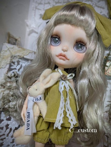 Custom Blythe Style Icy Doll w/ Tilting Neck & Outfit Handmade OOAK | eBay