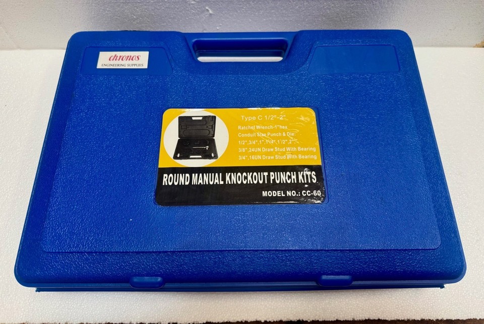 Ratchet Drive Screw Punch Set (Knockout punches) (SHOP SOILED EX ...