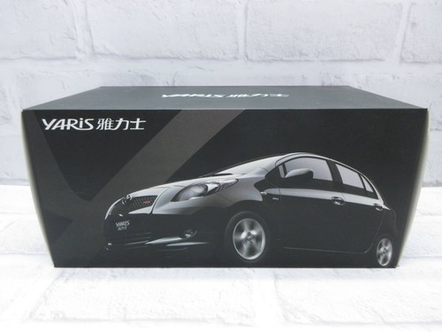 1/18 Toyota Yaris 2Nd Generation Vitz Black Dealer Model Car Minicar | eBay