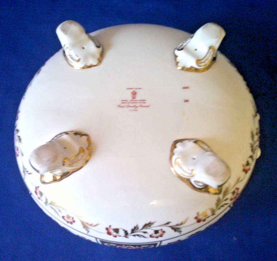 Royal Crown Derby Red Derby Panel Pattern Tureen & Cover 2nd Quality ...