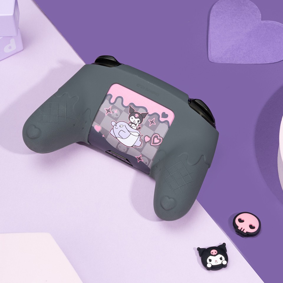 GeekShare X Sanrio Kuromi Case Cover for Switch Pro Controller Skin ...
