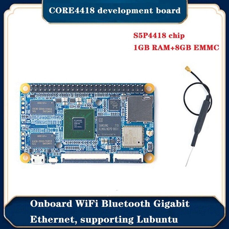 CORE4418 Development Board+Antenna S5P4418 Quad-Core 1GB+8GB EMMC WiFi ...