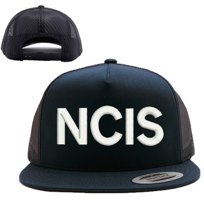 NCIS Naval Criminal Investigative Service MESH TRUCKER SNAP CLOSURE CAP ...