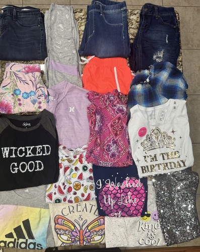 Girls Size 14 16 Super Cute Clothing Lot,17 Trendy Pcs! Jeans,Sparkly ...