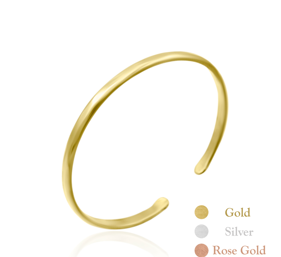 Plain Handmade Adjustable Cuff Bangle For Women Best Valentine Day Gift ...