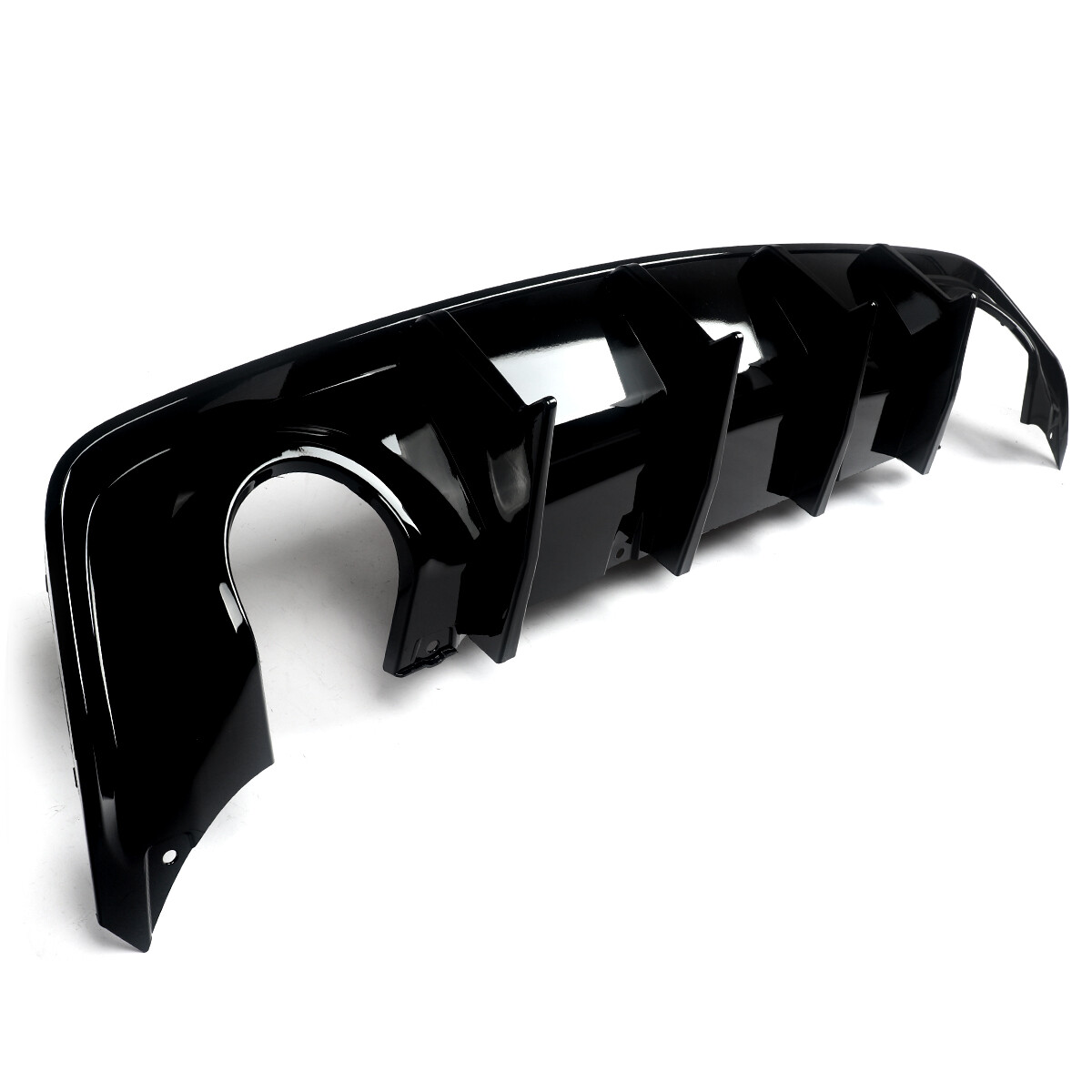 For 2020-2022 Dodge Charger SRT Widebody Shark Fin Rear Diffuser Glossy ...
