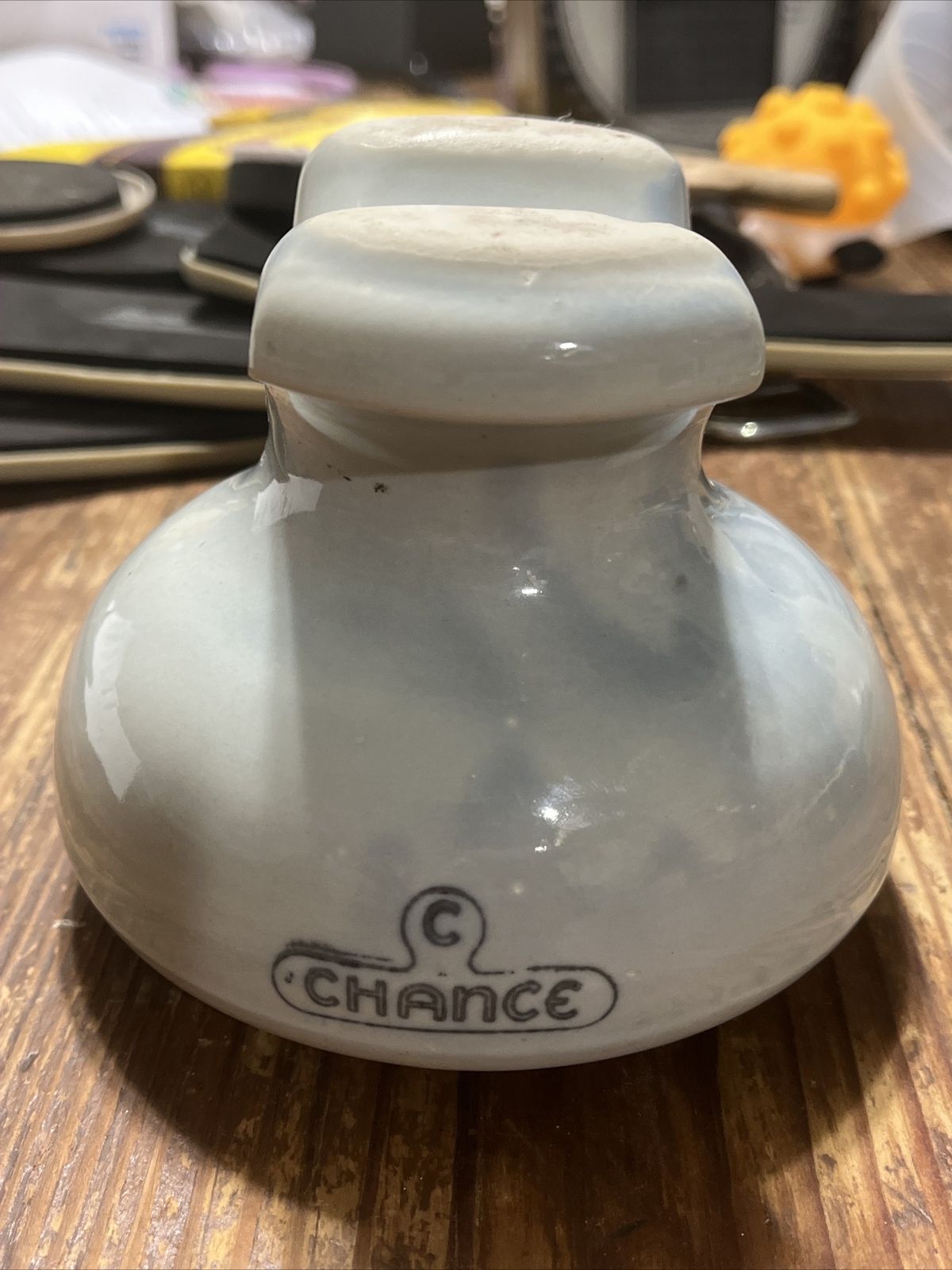 Electrical Pole Insulator Chance Porcelain Vintage | eBay