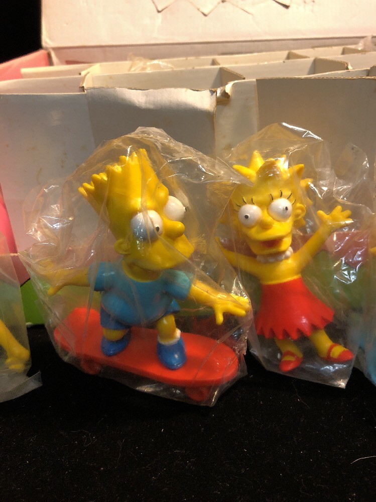 Simpsons Hamilton Gifts Retail Box And 12 PVC Figures 1990 | eBay