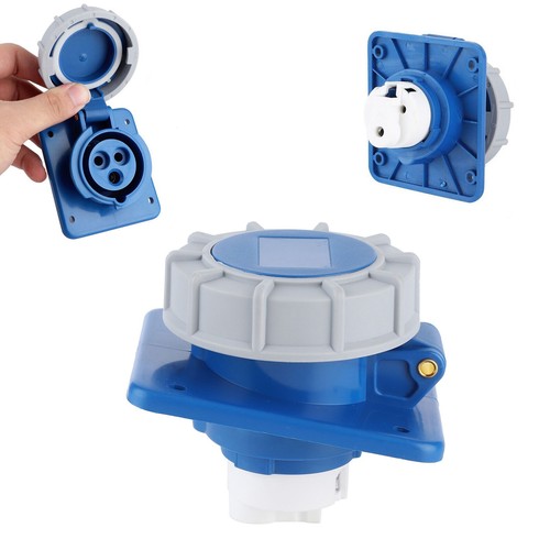 16A 250V Power Inlet Electrical Socket for Motorhome Caravan RV Boat ...