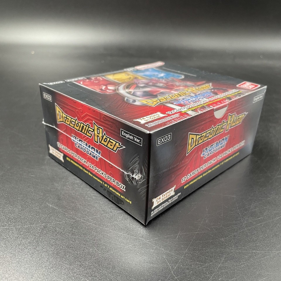 Digimon Card Game - EX3 Draconic Roar Booster Box - English - In Hand ...