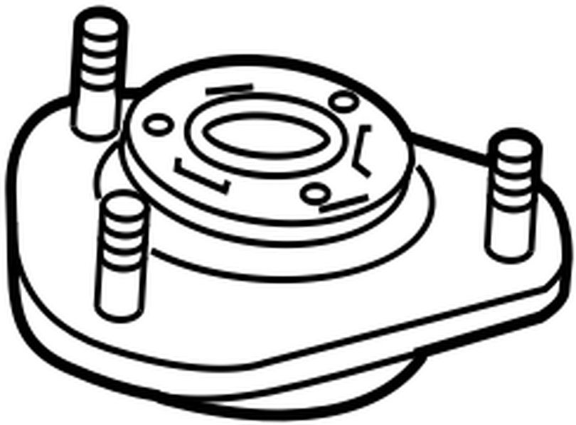 48609-12500 Toyota Support sub-assy, front suspension, rh 4860912500 ...