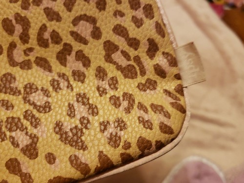 Animal Print Makeup Bag Leopard Cheetah Travel Ipsy Tan Zip Zipper New ...