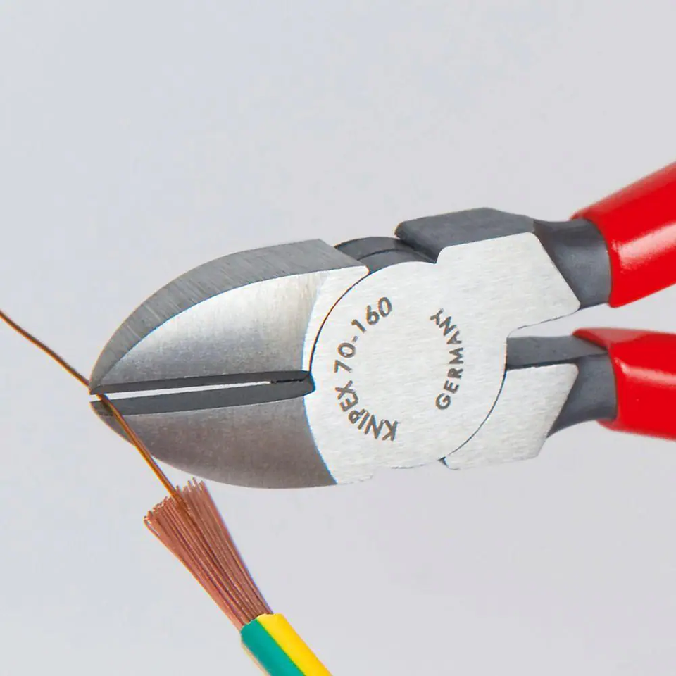 KNIPEX Diagonal Cutters Heavy Duty Forged Steel 4-1/4 in w/ 62 HRC ...