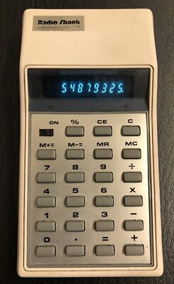 Vintage Radio Shack Memory EC-219 Calculator - Working | eBay