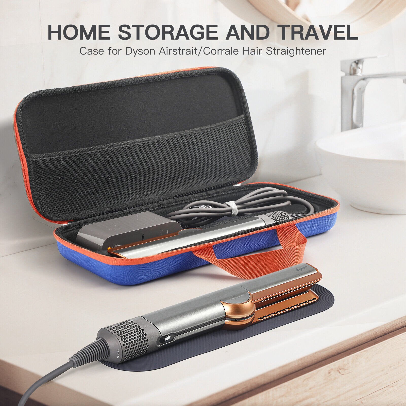 For Dyson Airstrait HT01 Hair Straightener Storage Bag Carry Case ...